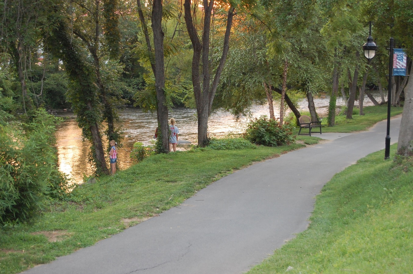 Little Pigeon River in Pigeon Forge, Tennessee