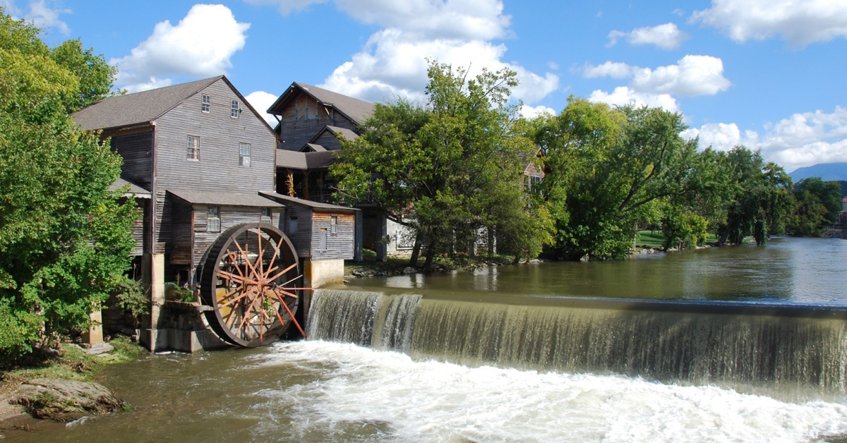 Old Mill Square in Pigeon Forge, TN – History, Dining & Shopping
