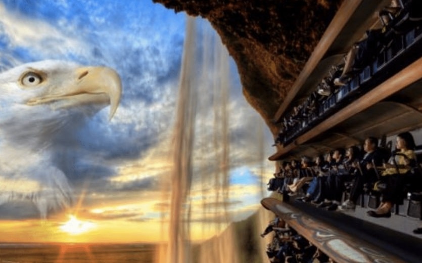 Sky Fly: Soar America Ride at The Island in Pigeon Forge